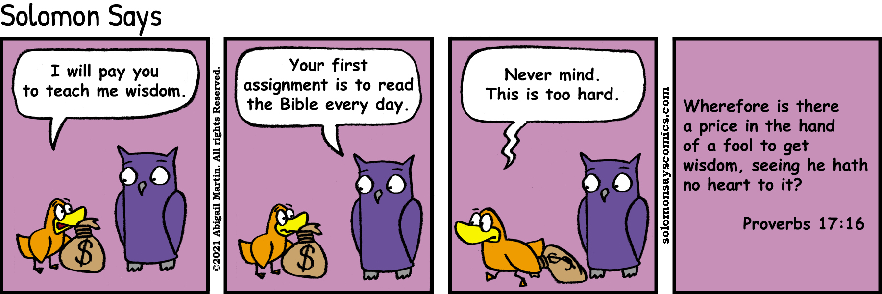 Solomon Says – Proverbs Illustrated